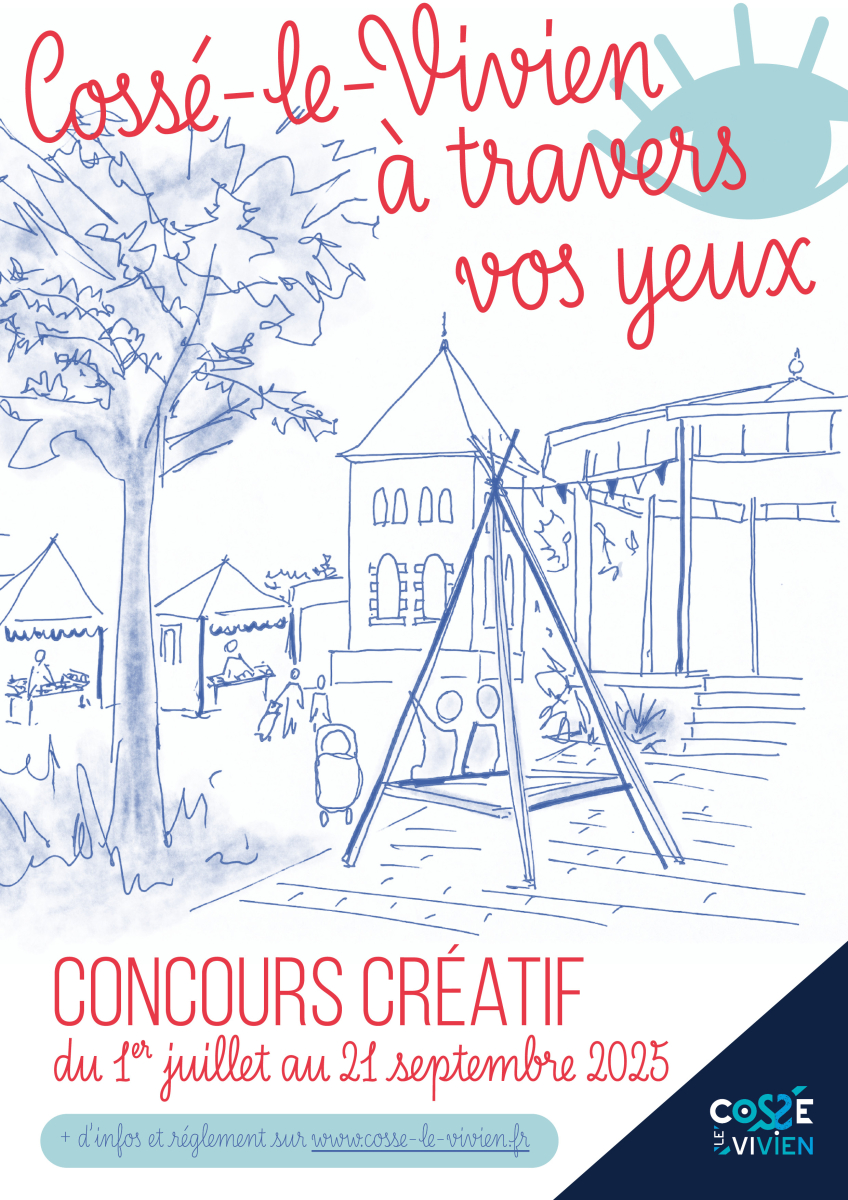 Actualités - Cossé-le-Vivien organise un concours créatif ! - Mairie de Cossé-Le-Vivien